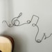 Metal Musical Note Wire Wall Art Note Wall Art Musician - Etsy