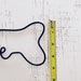 Personalized Dog Bone Name Sign Custom Dog Name Sign Wire - Etsy