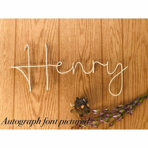 Custom Nursery Sign | Nursery Name Sign | Metal Name Sign | Wire Word ...