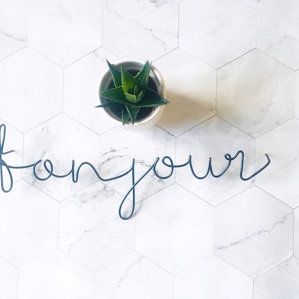 Bonjour Sign - Etsy