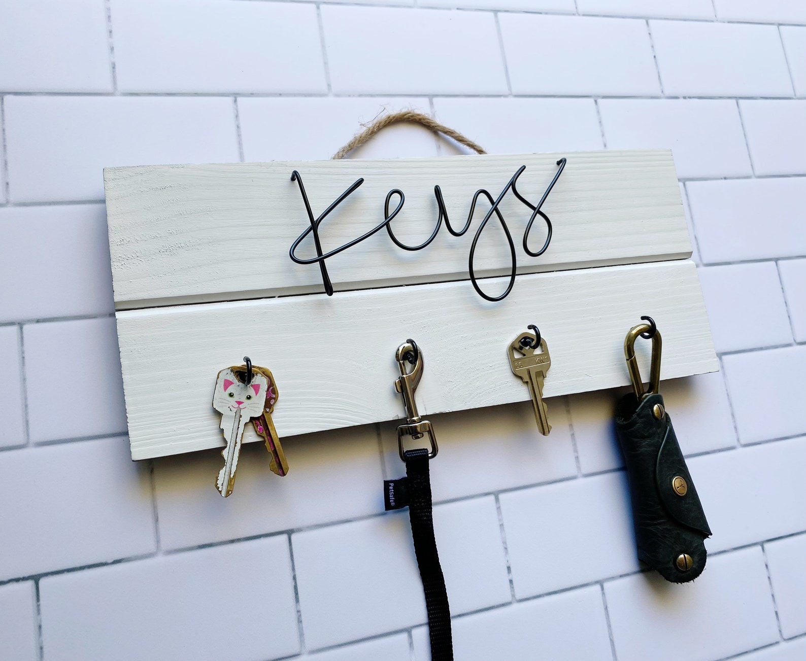 Wire Word Key Holder 3D Key Holder Keys Sign Wire Words - Etsy