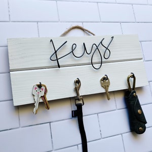 Wire Word Key Holder | 3D Key Holder | Keys Sign | Wire Words | Modern ...