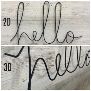 AUTOGRAPH Font | Wire Words | Wire Word Sign | Personalized Wall Art ...
