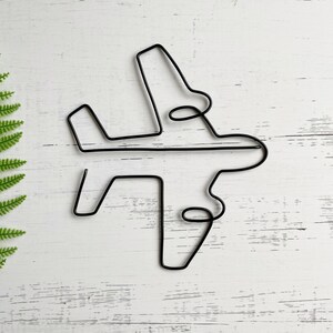 Airplane Wall Art | Wire Wall Art| Home Decor | Wall Decor | Plane ...