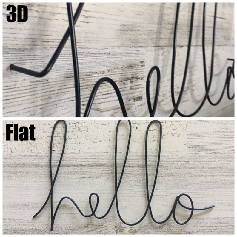 WELCOME Wire Word Sign Wire Words Wire Word Sign Wire - Etsy