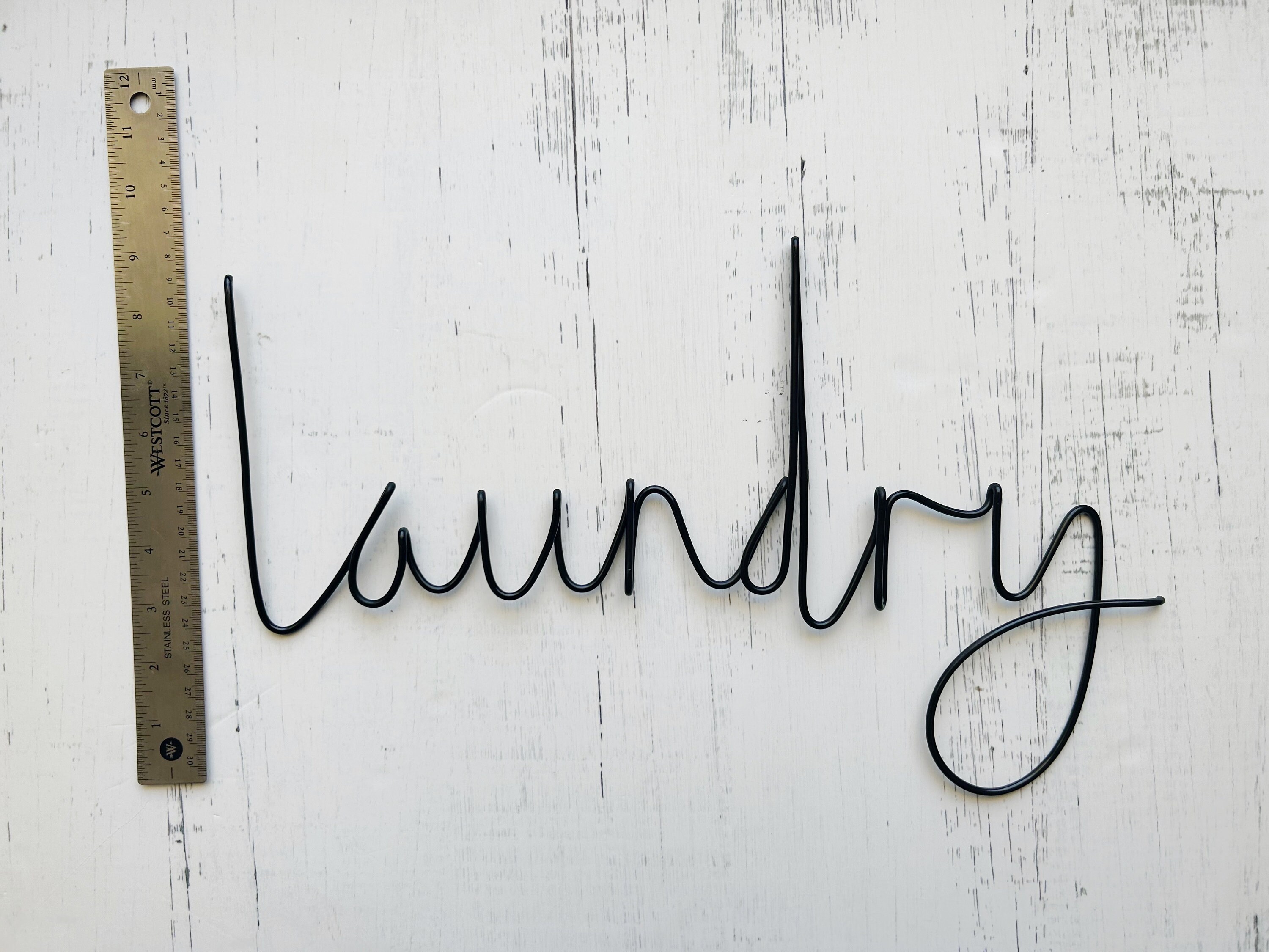 Laundry Wire Wall Sign | Wire Words | Mud Room Sign | Nursery Sign ...