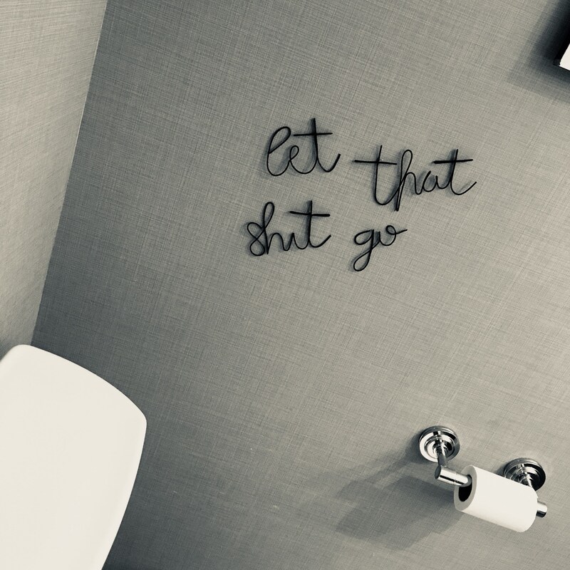 Shit Bathroom Sign - Etsy