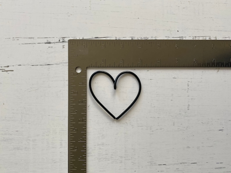 Wire Hearts Trio Wire Heart Wall Hanging Heart Wire Wall | Etsy