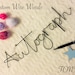 AUTOGRAPH Font | Wire Words | Wire Word Sign | Personalized Wall Art ...