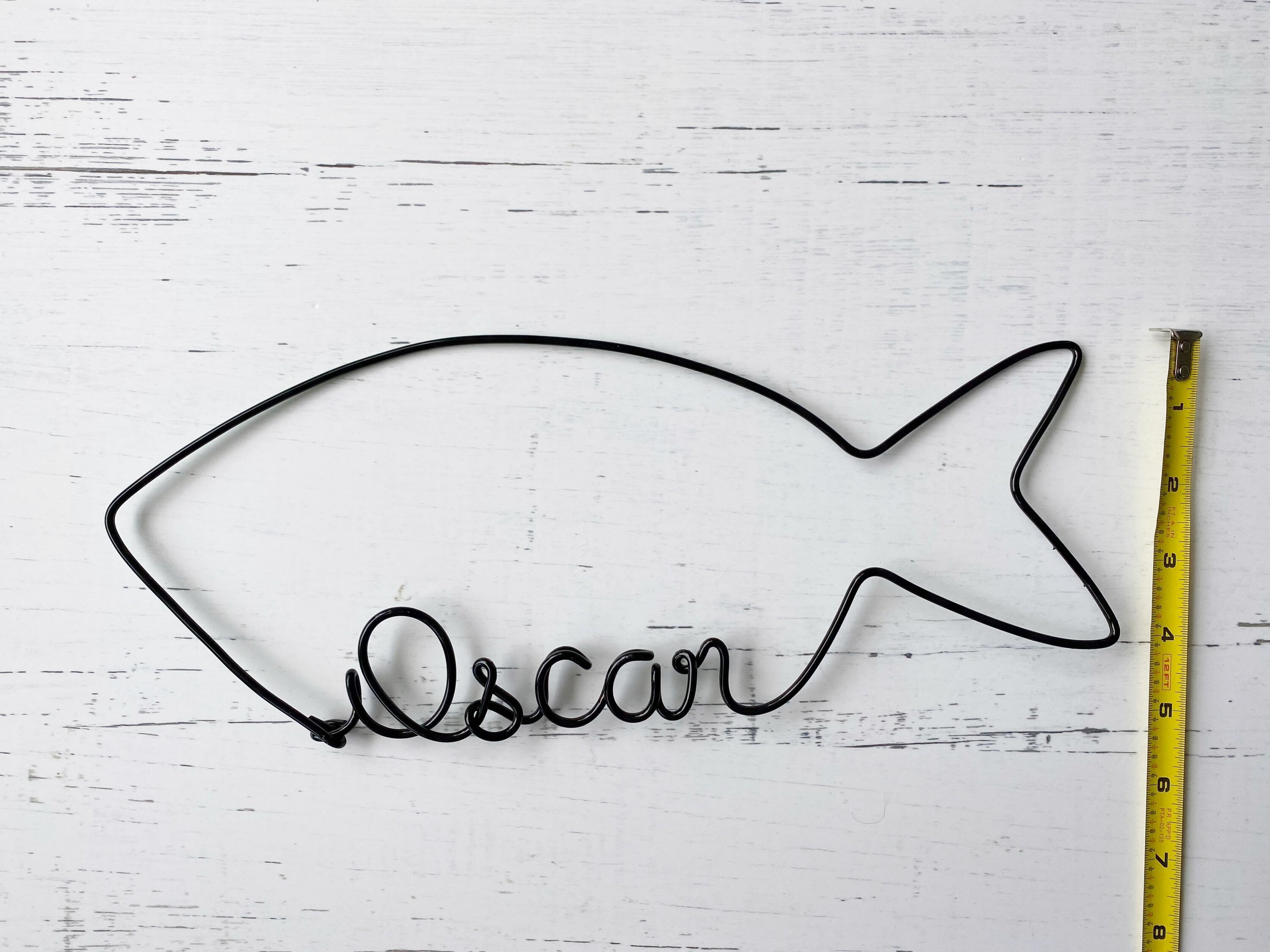 Personalized Fish Shaped Cat Name Sign Custom Cat Name Sign | Etsy