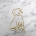 Dog Wall Art Wire Wall Art Home Decor Wall Decor Dog - Etsy