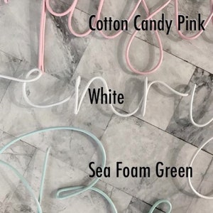 Lashes Wire Word Sign With Lashes | Large Wire Sign | Wire Words | Lash ...