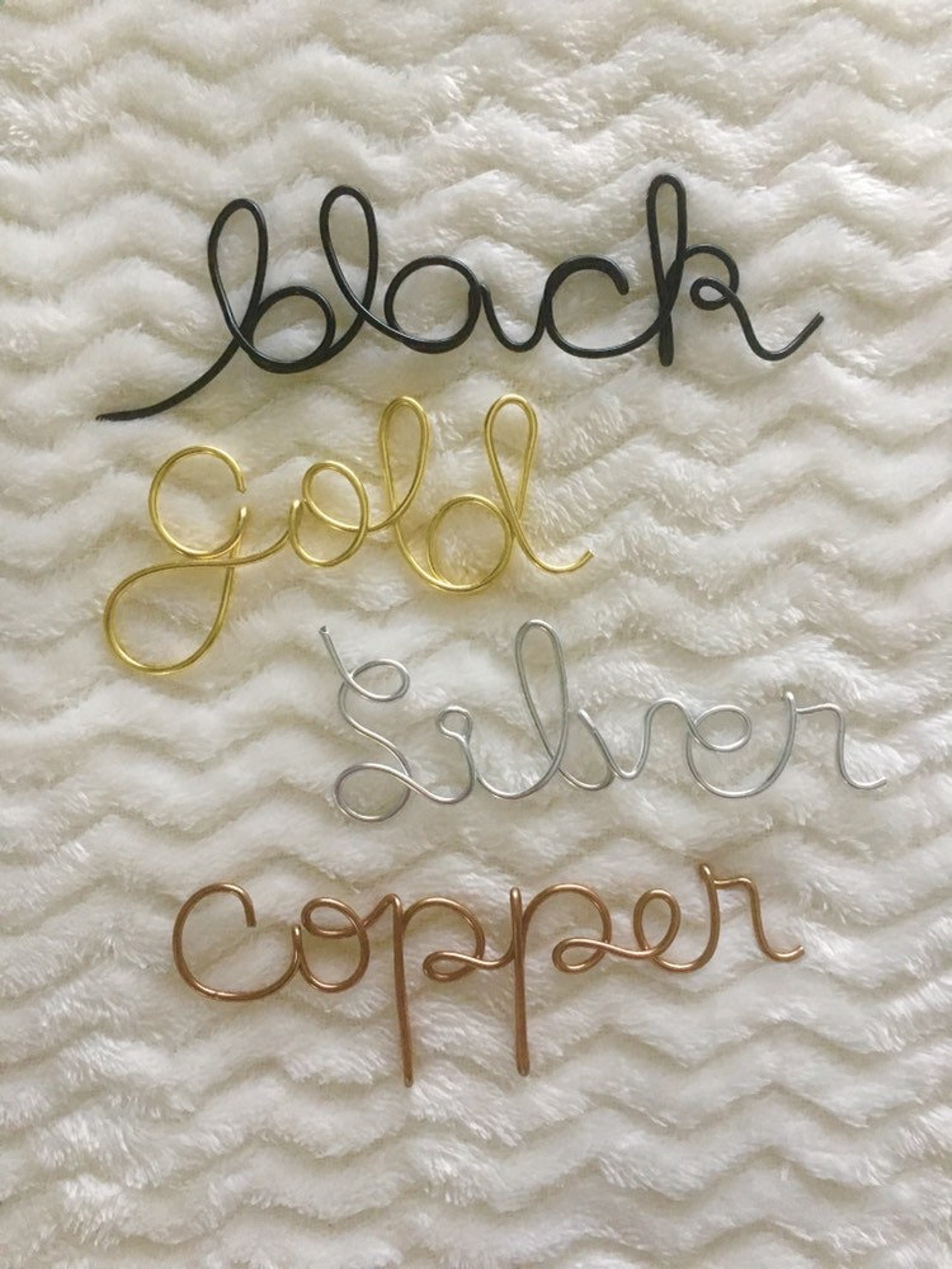 Custom Wire Name Jewelry Holder | Jewelry Display | 3D Floating Word ...