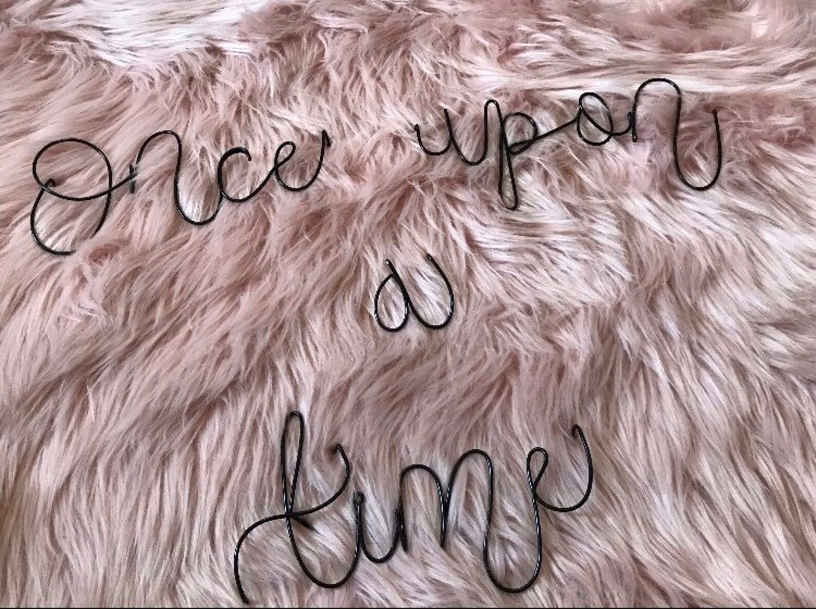 ONCE UPON A TIME Nursery Room Sign Wire Word Sign Story | Etsy