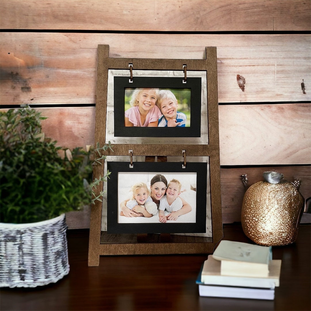 Wooden Ladder With Interchangeable Tiles & Built in Easel - Etsy