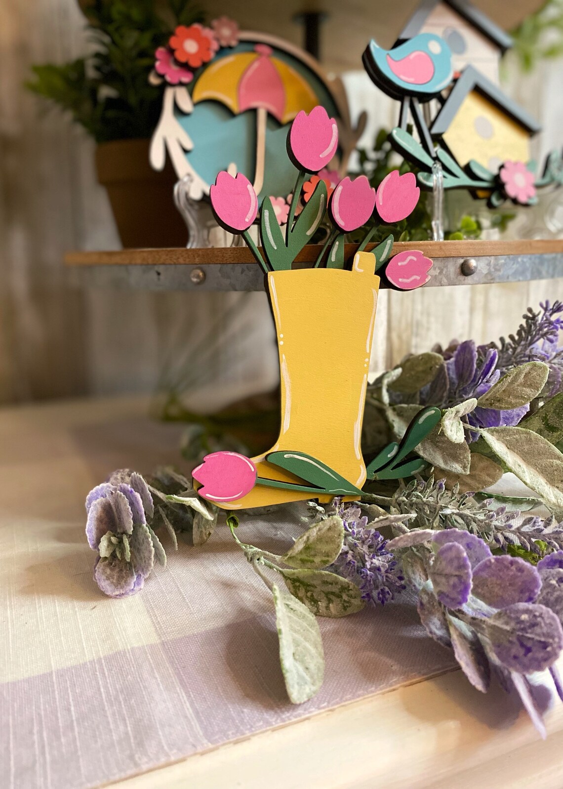 Spring Tier Tray Spring Tier Tray Decor Tier Tray Decor - Etsy