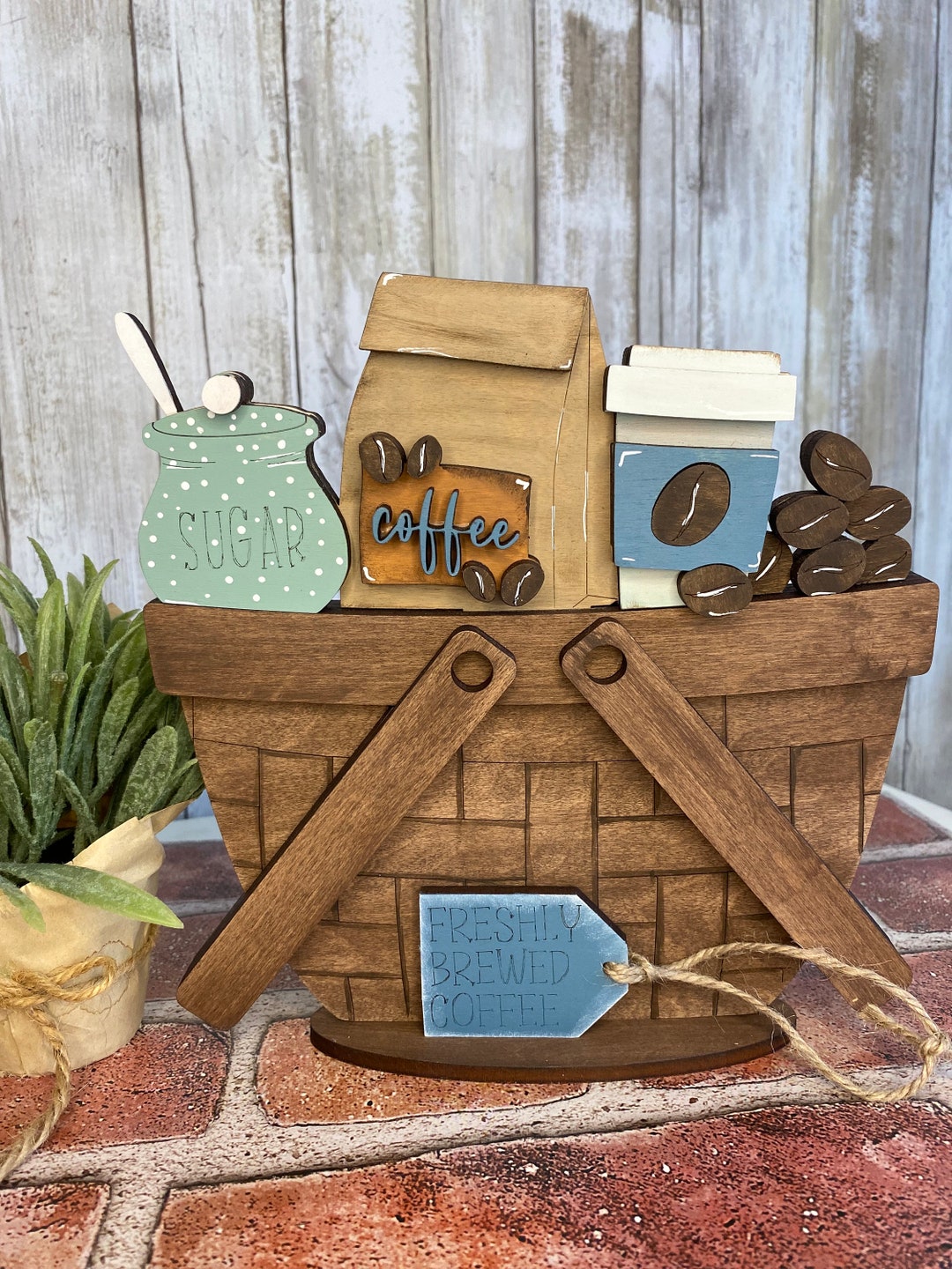 ADD-ON for Interchangeable Basket Coffee Bar Decor, Home Decor ...
