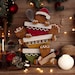 Wooden Gingerbread Shelf Sitter, Christmas Décor, Gingerbread Men ...