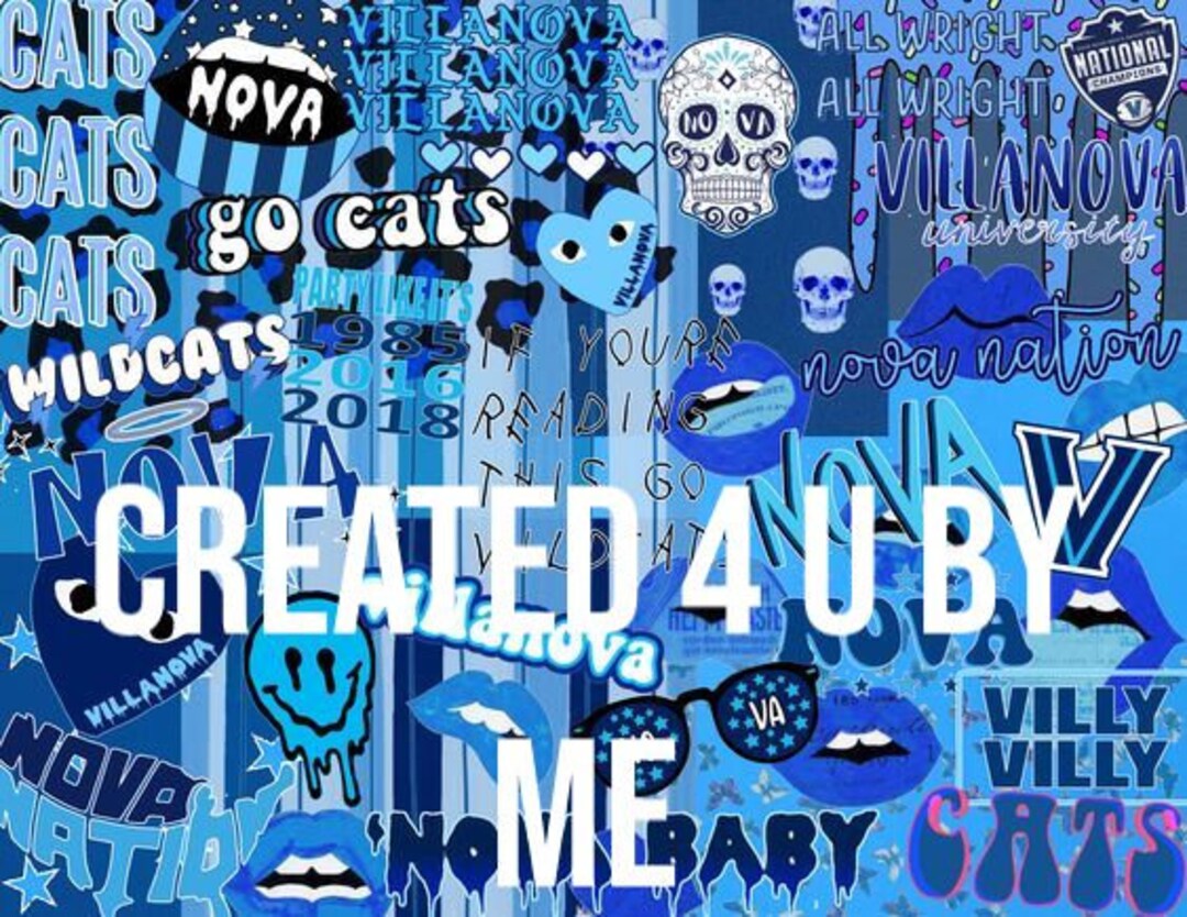 Villanova Laptop Background/ Tumbler Wrap - Etsy