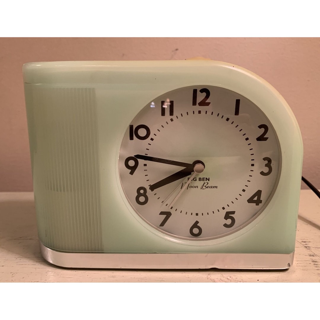 Retro Art Deco Westclox Big Ben Moon Beam Alarm Clock Lighted - Etsy ...