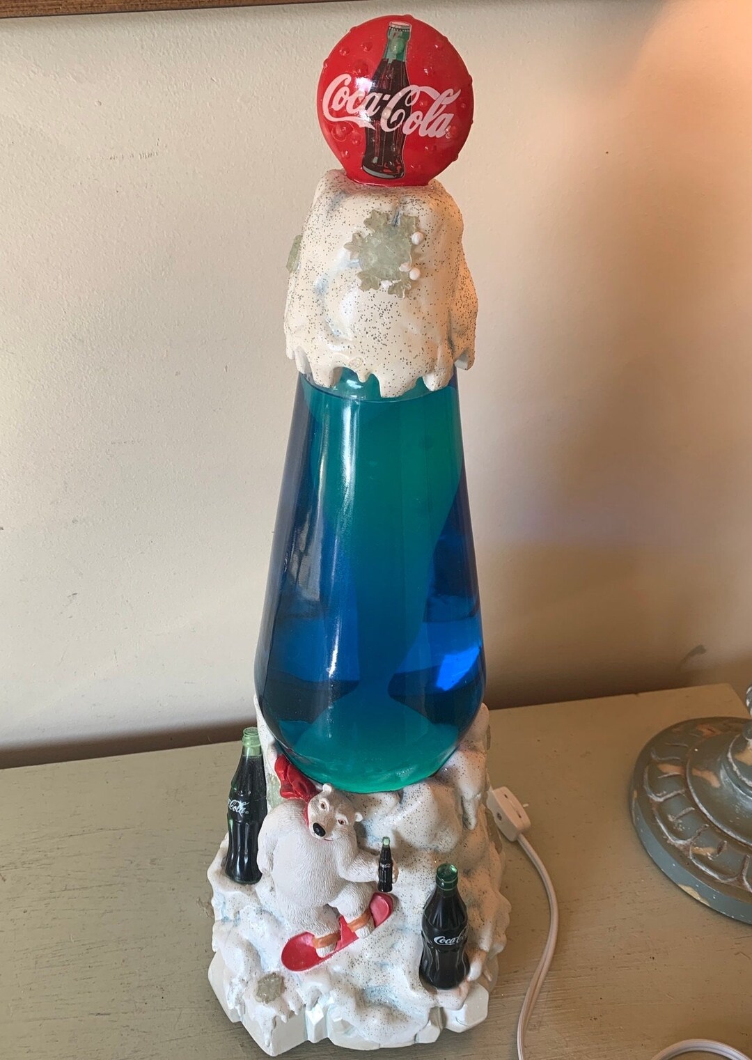 Rare Coca Cola Collectors Vintage Lava Lamp Limited Edition 1134 / ...