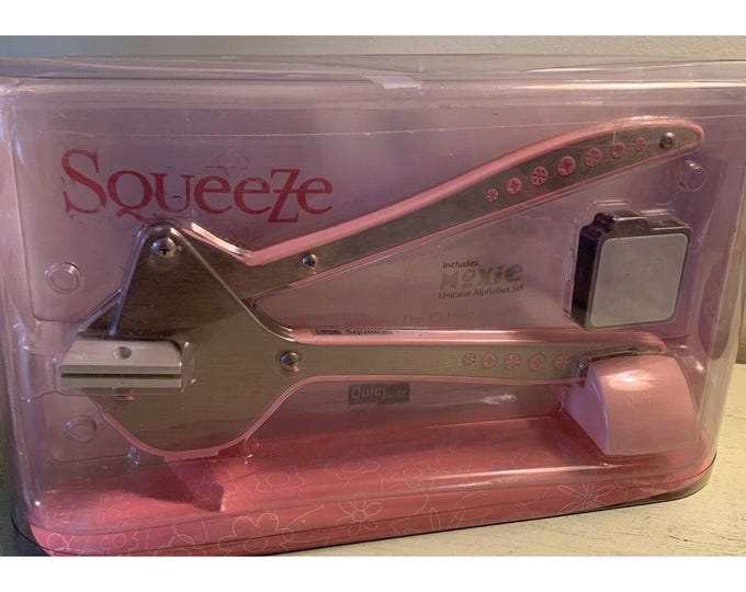 Quickutz Squeeze Die Cutting Tool SC040884 With Moxie Alphabet Set - Etsy