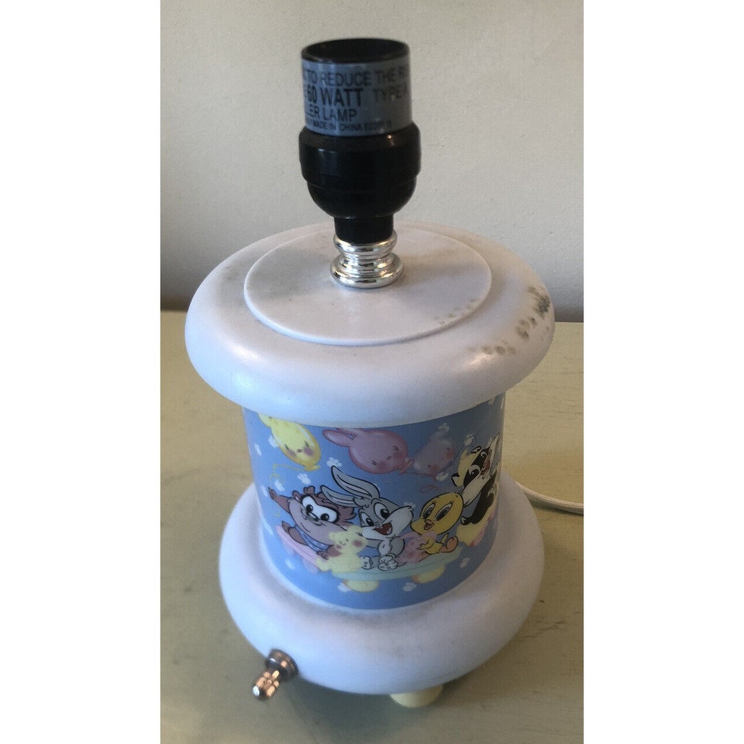Vintage Baby Tiny Looney Tunes Baby Bugs Bunny Lamp Nursery Nightlight ...