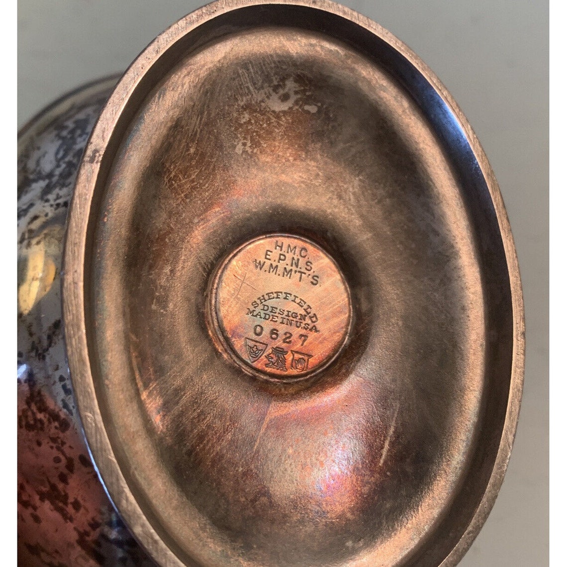 Homan Mfg Co USA OH HMC Epns Wmmts Silverplate 0627 Design Cup - Etsy
