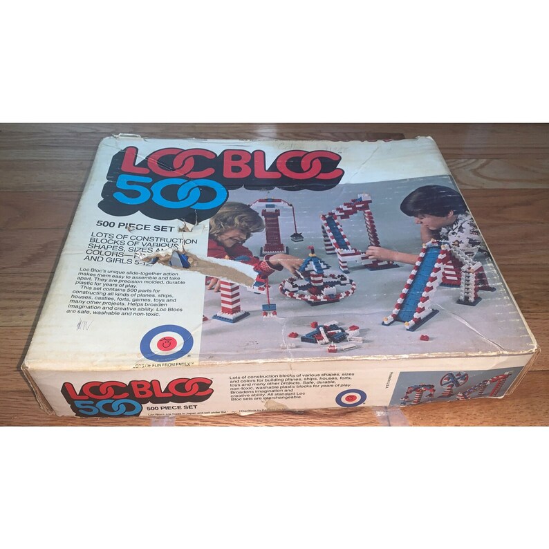1975 Entex Loc Bloc 500 Locblocs Blocks Building Educational ...
