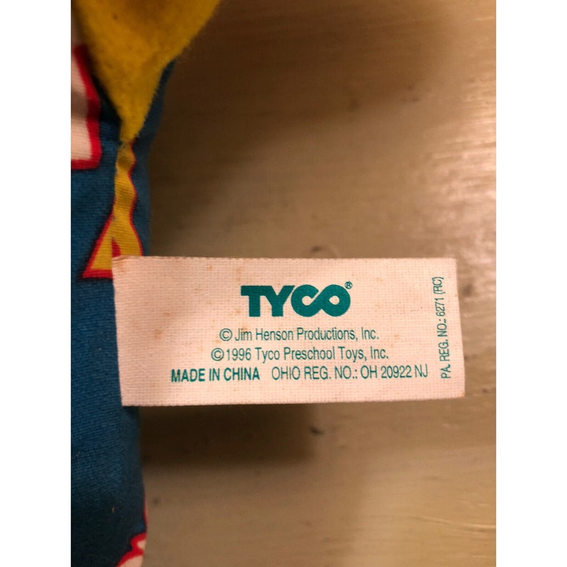 Vintage Toy Teach Me Elmo 1996 Talking / Teaches Tyco Plush Doll Sesame ...