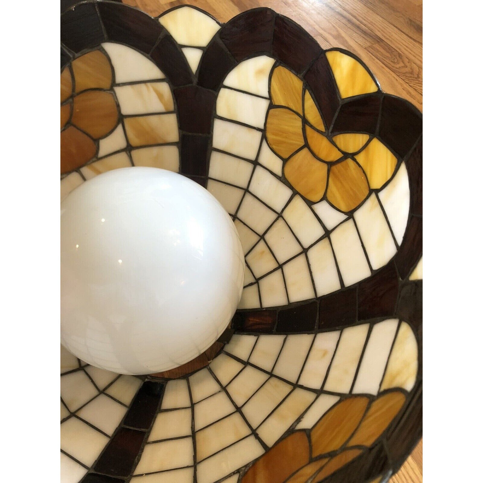 Tiffany Style Hanging Lamp Shade Billiards Stained Glass 19x13 - Etsy