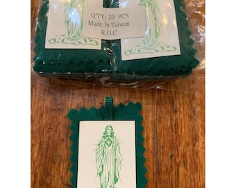 Green Scapular Chaplet Jesus Roman Catholic Devotion Sacraments ...