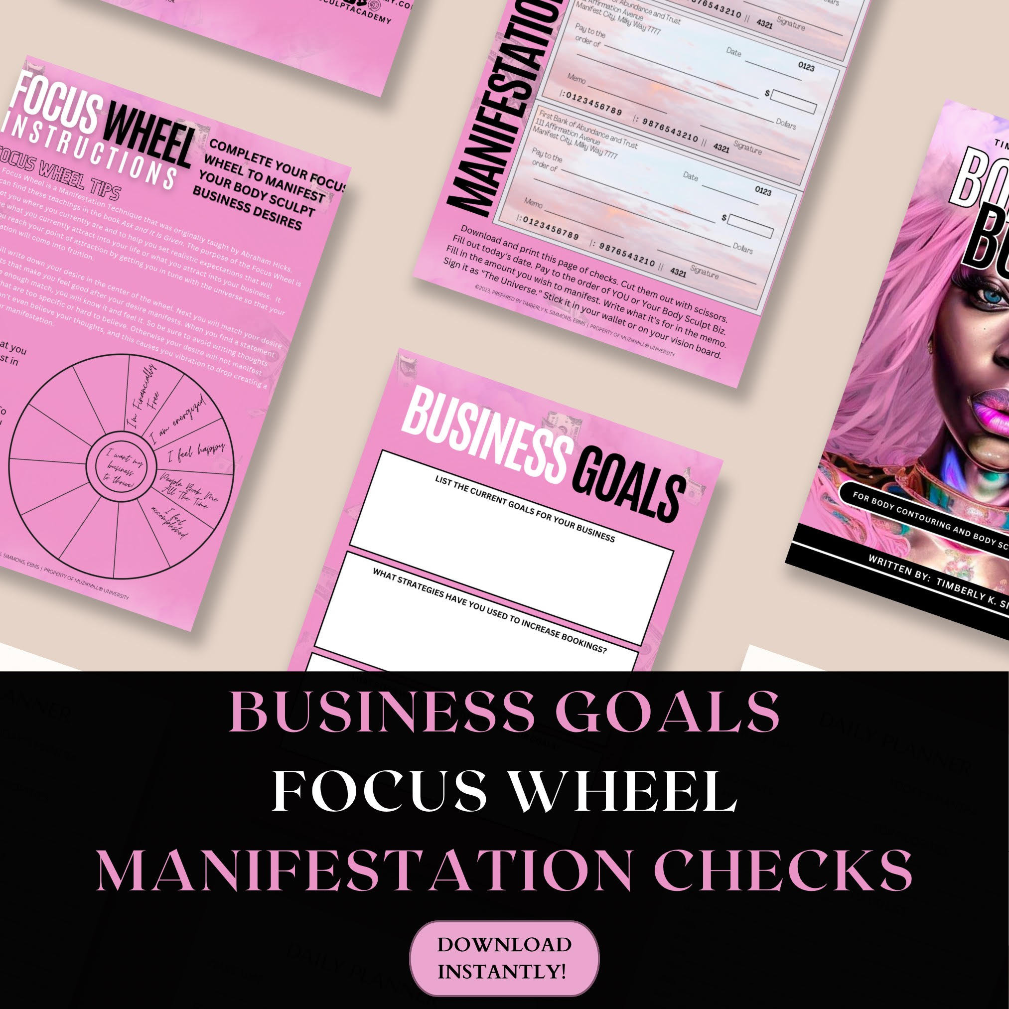 Body Sculpting Playbook, Body Contouring Printable, Business Planner ...