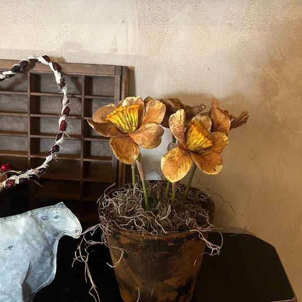 Primitive Flowers - Etsy