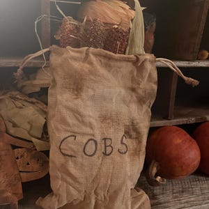 Primitive Dried Corn Husks Dirty Bags ~primitive Fall~ Primitive Corn ...