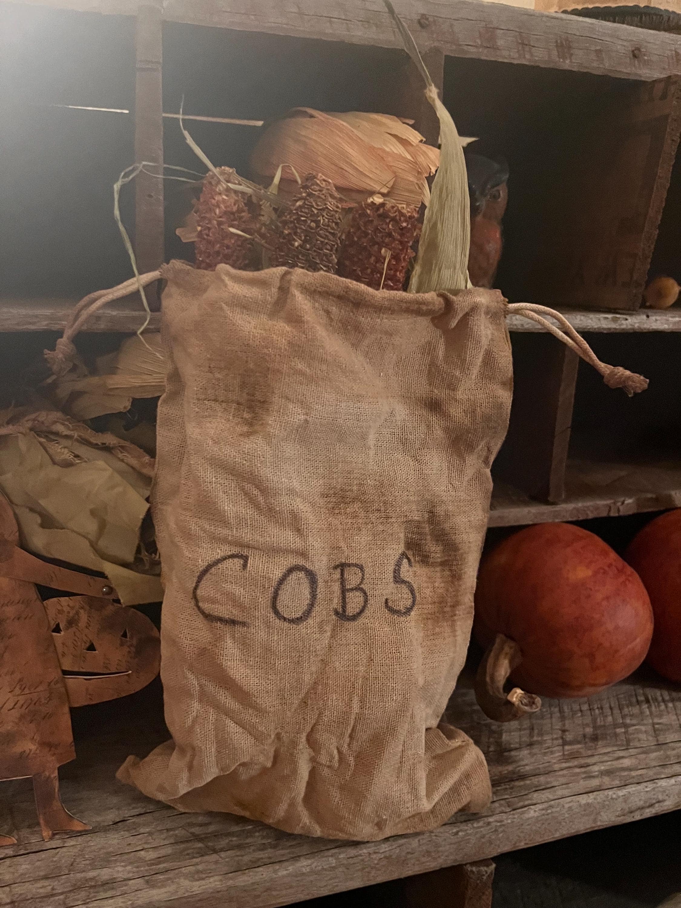Primitive Dried Corn Husks Dirty Bags ~primitive Fall~ Primitive Corn ...