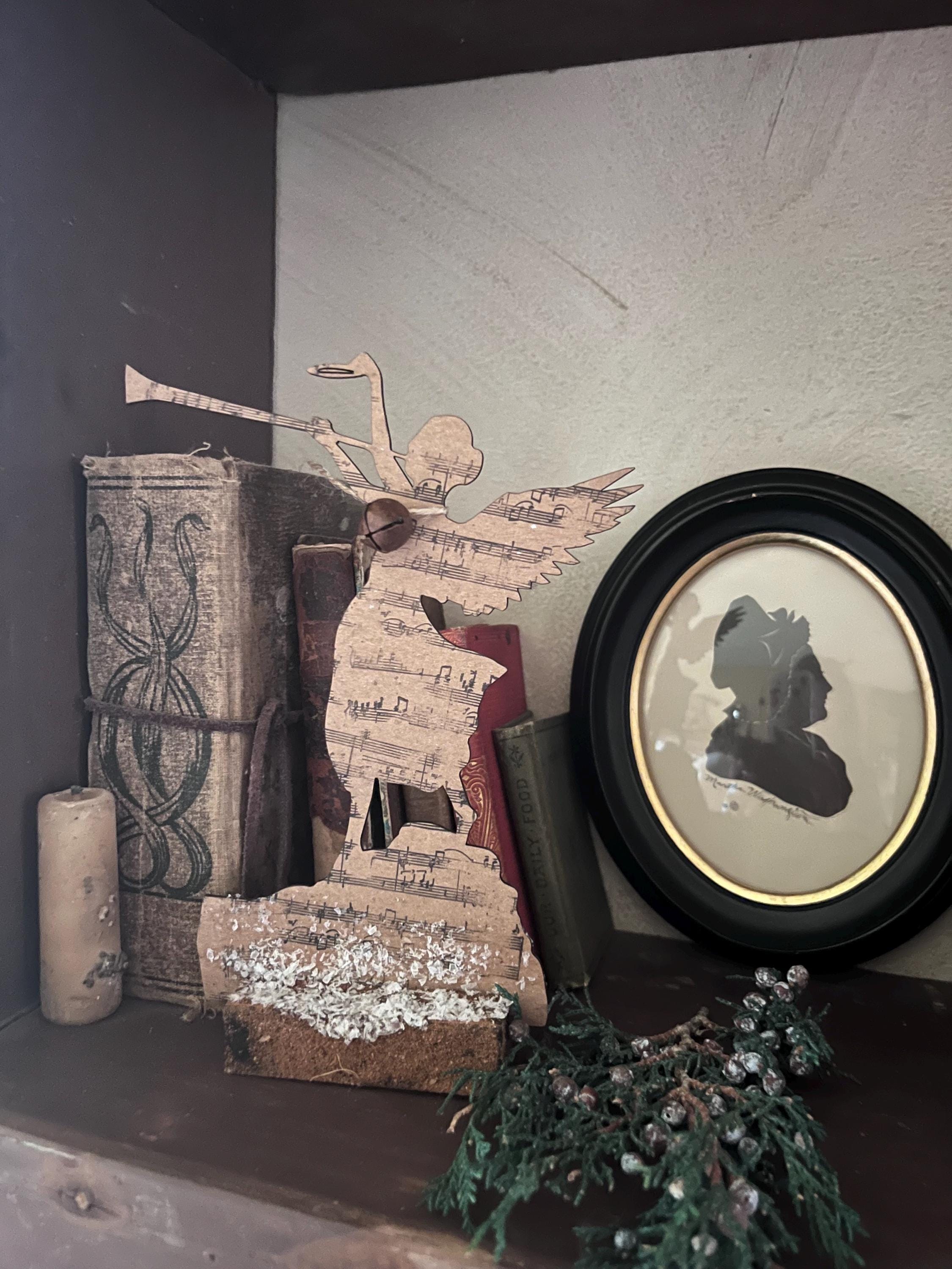 Primitive Early Look Angel ~christmas Angel ~colonial~early Look Angel ...