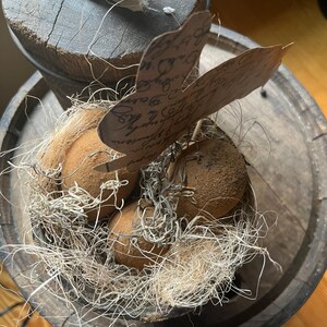 Primitive Easter Grubby Pot~grubby Eggs~grubby Easter Pot With Eggs ...