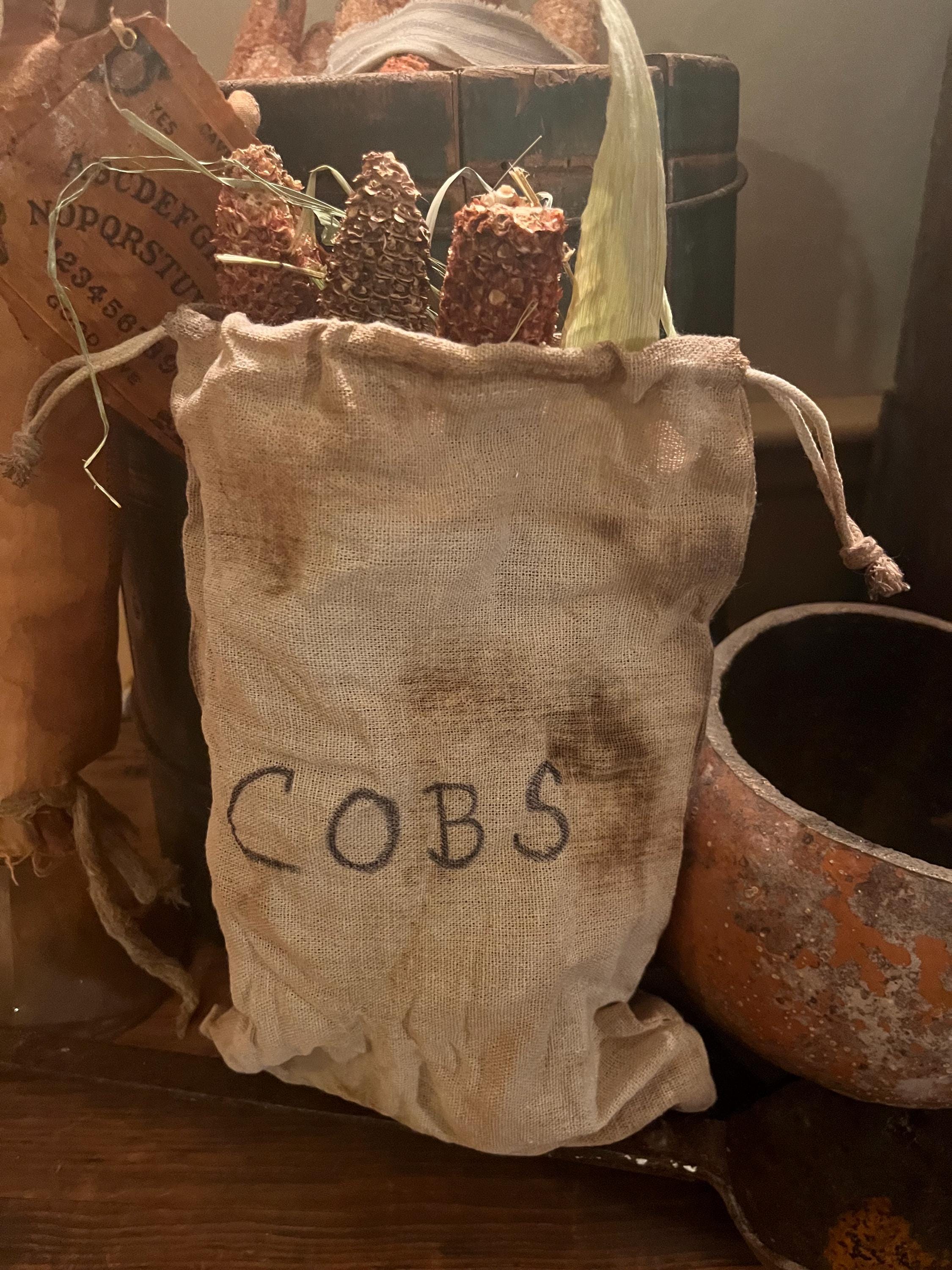 Primitive Dried Corn Husks Dirty Bags ~primitive Fall~ Primitive Corn ...