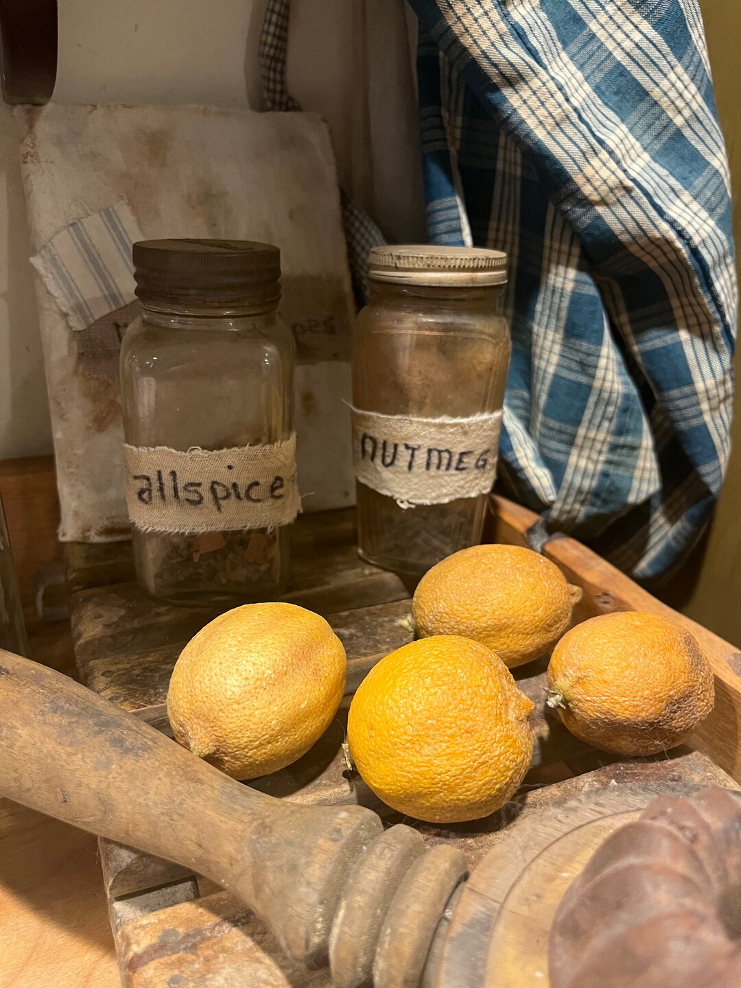 Vintage Antique Spice Bottle Cabinet Tuck Early Look Pantry Buttery ...