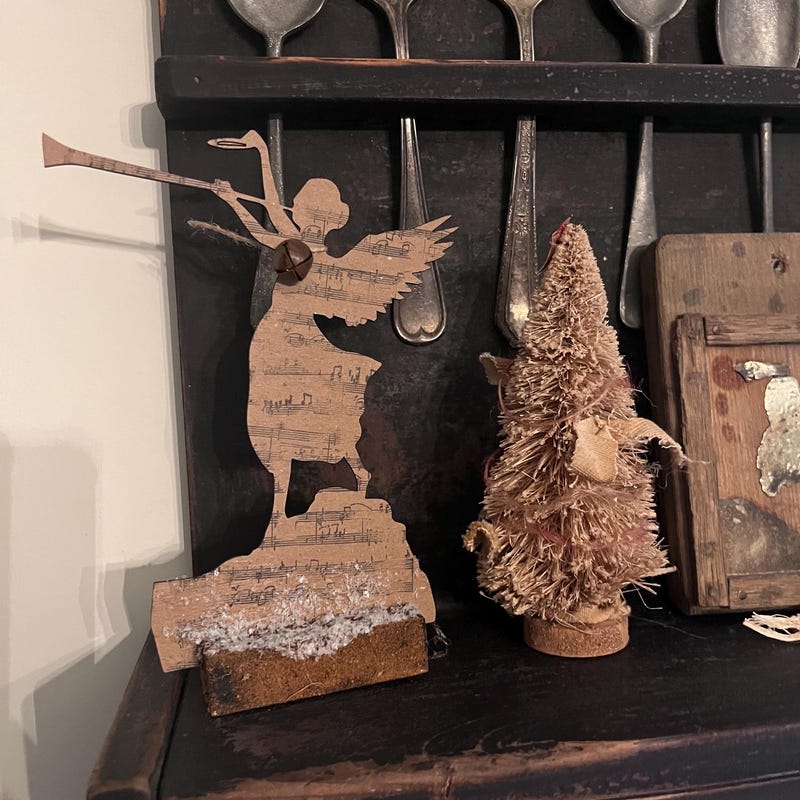 Primitive Angel Picture - Etsy
