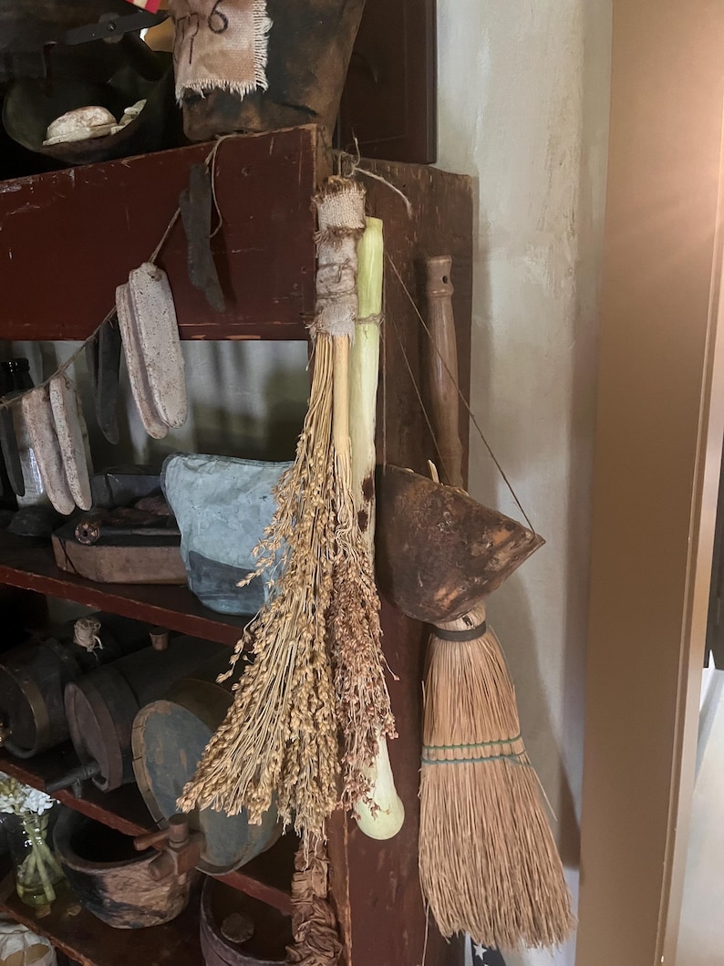 Primitive~early Look~ Broom Corn~broom ~primitive Broom - Etsy