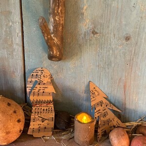 Primitive Cabin Christmas~primitive Santa and Trees~ Early Look ...