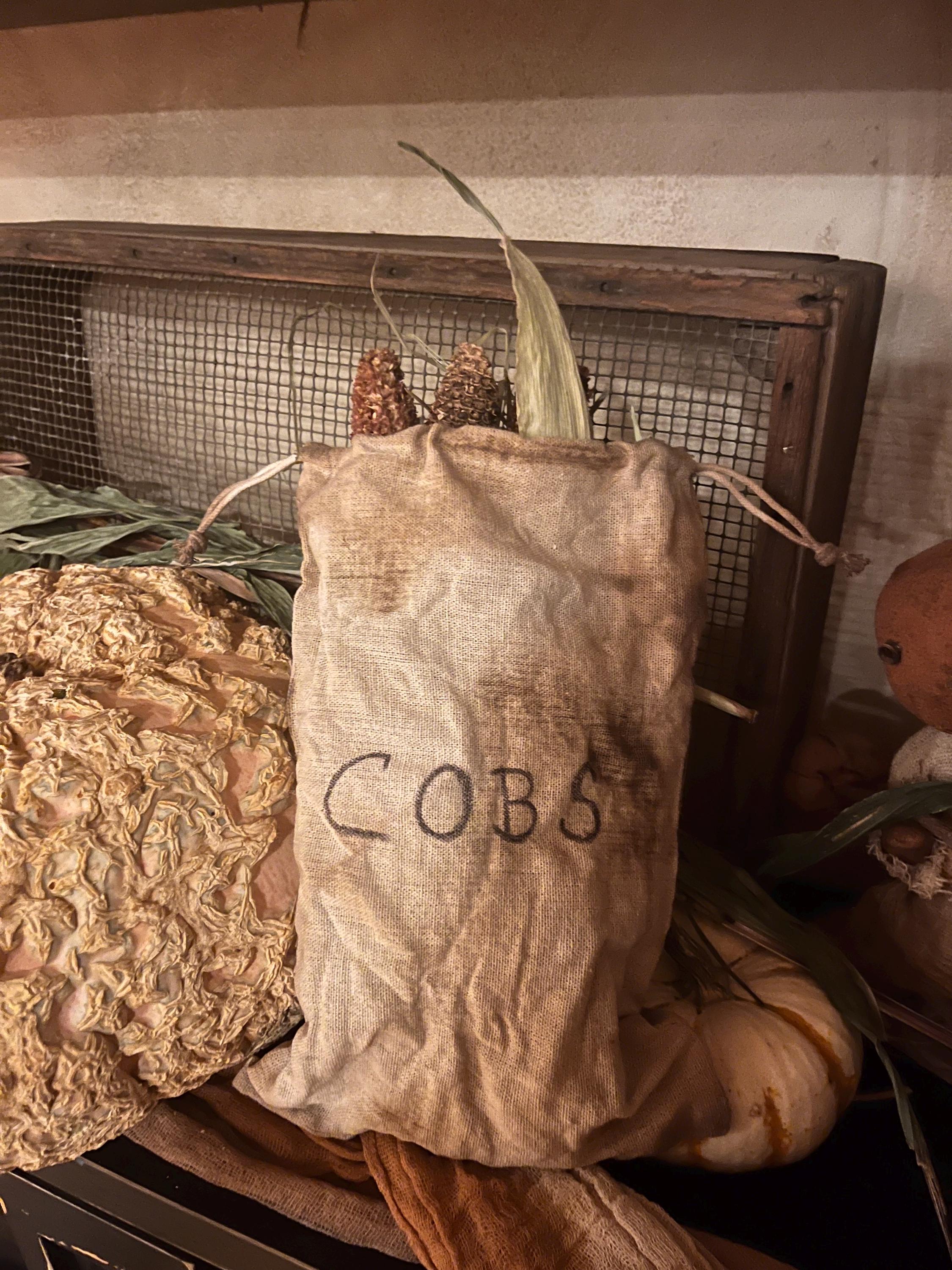 Primitive Dried Corn Husks Dirty Bags ~primitive Fall~ Primitive Corn ...