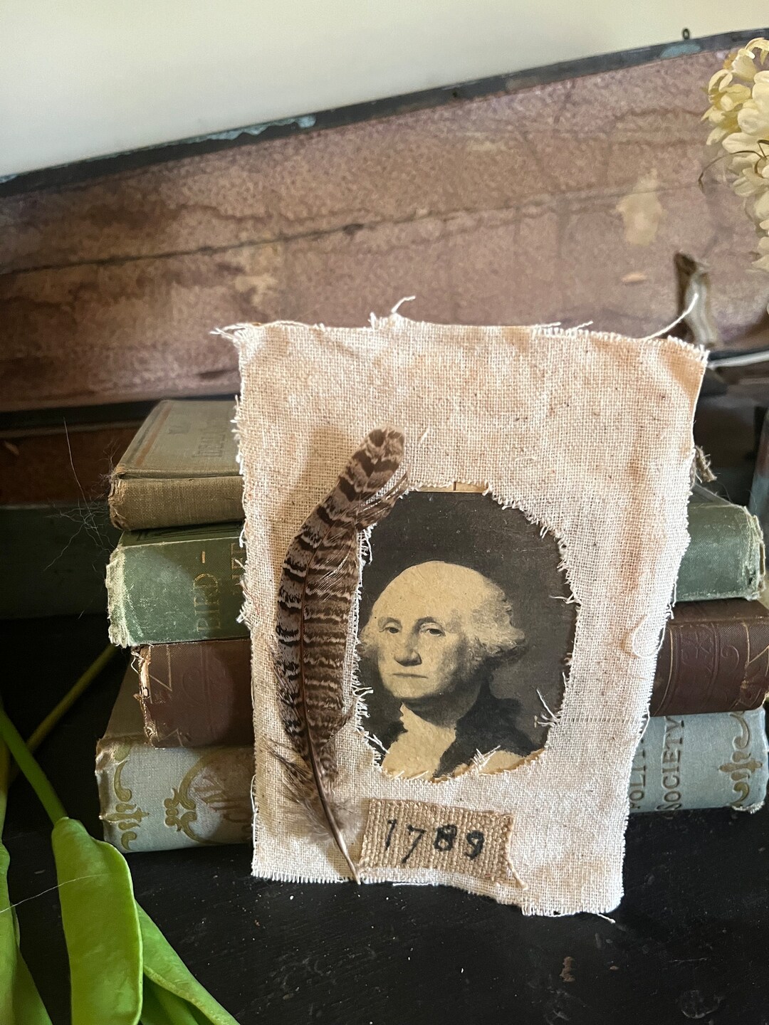 Primitive Photo Abe or George- Early Look-primitive Abe-colonial ...