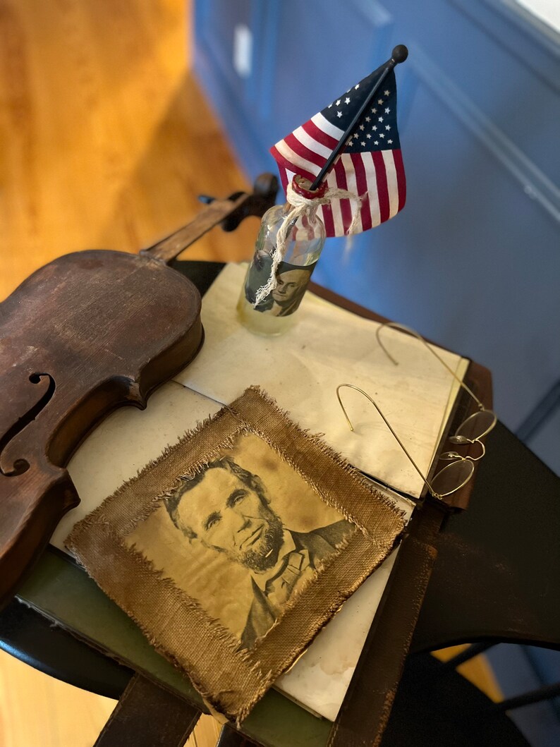 Primitive Photo Abe or George Early Look-primitive - Etsy