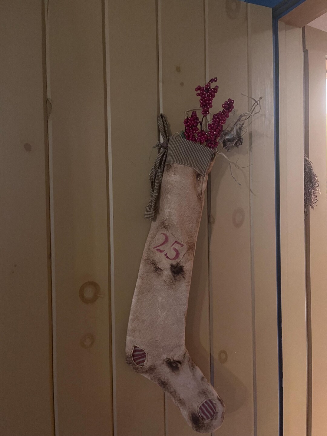 Primitive Cabin Christmas~primitive Santa and Trees~ Early Look ...