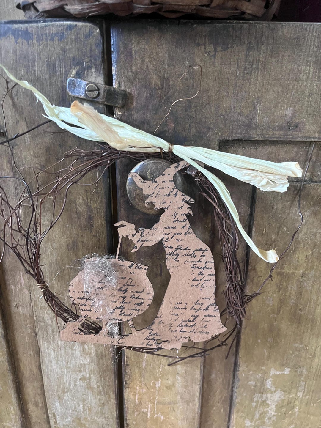 Primitive Halloween Wreath ~ Primitive Fall~ Early Look~ Primitive ...