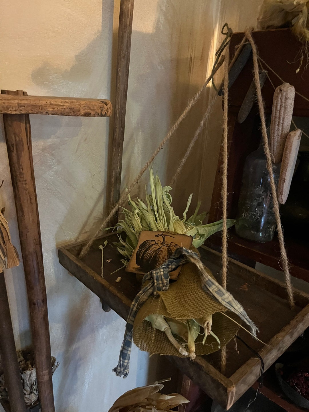 Primitive Dried Corn Husks ~primitive Fall~ Primitive Corn~ Dried Corn ...