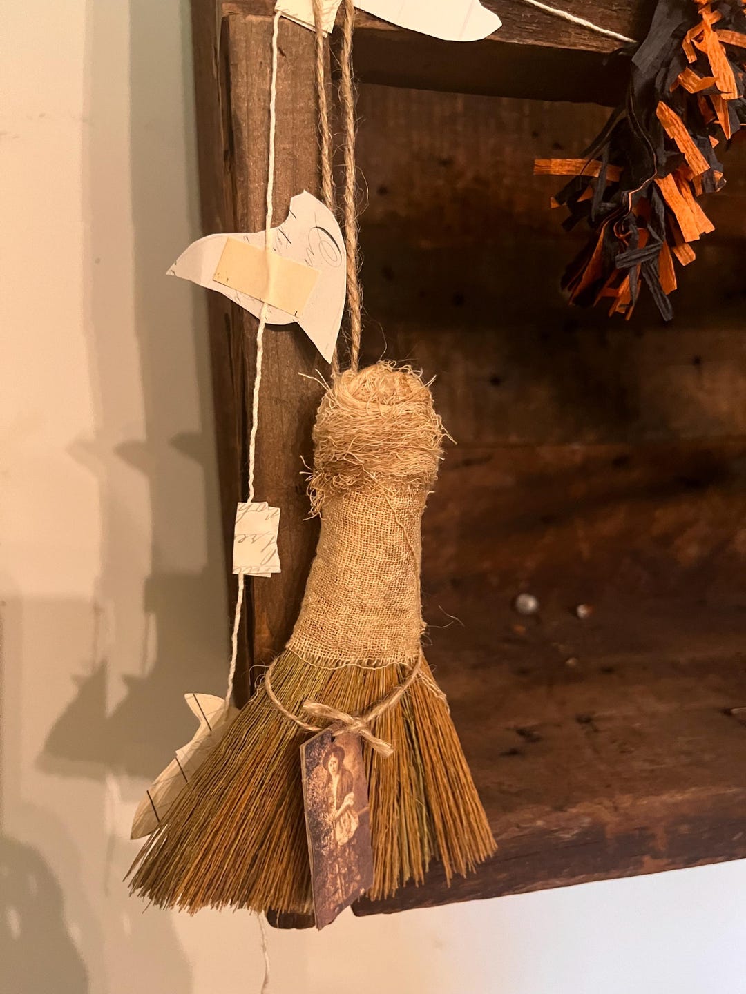 Primitive Witches Small Broom~primitive Halloween~ Witch Broom ...